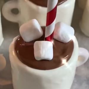 Chocolate Dipped Marshmallow Pops: Cocoa Holiday Treats - Etsy