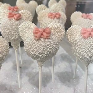 Minnie or Mickey Mouse Cakepops - Etsy