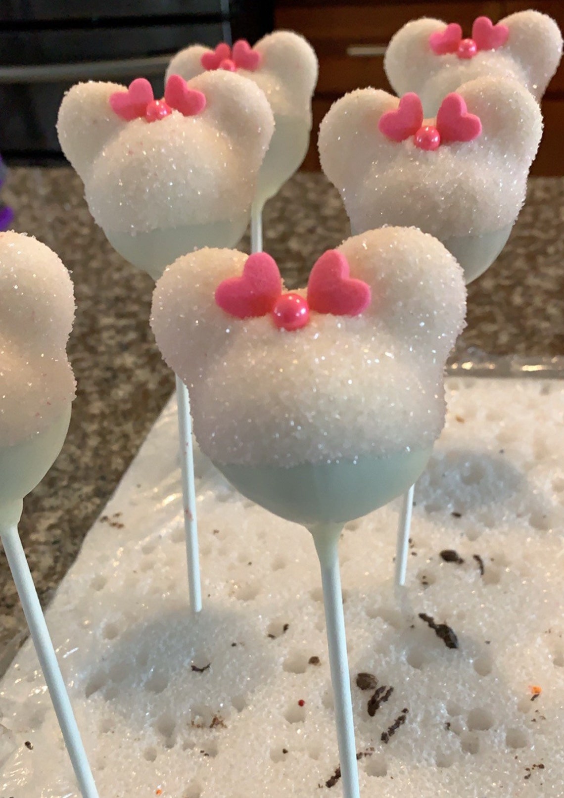 Minnie or Mickey Mouse Cakepops | Etsy