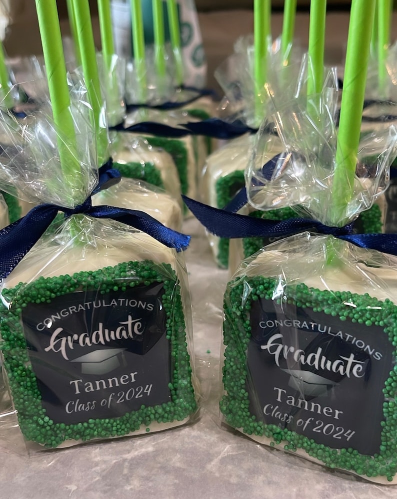 Graduation Krispie Pops - Etsy
