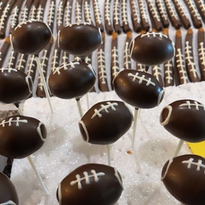 Football Cakepops Great for SUPER-BOWL, Football Parties / Team ...
