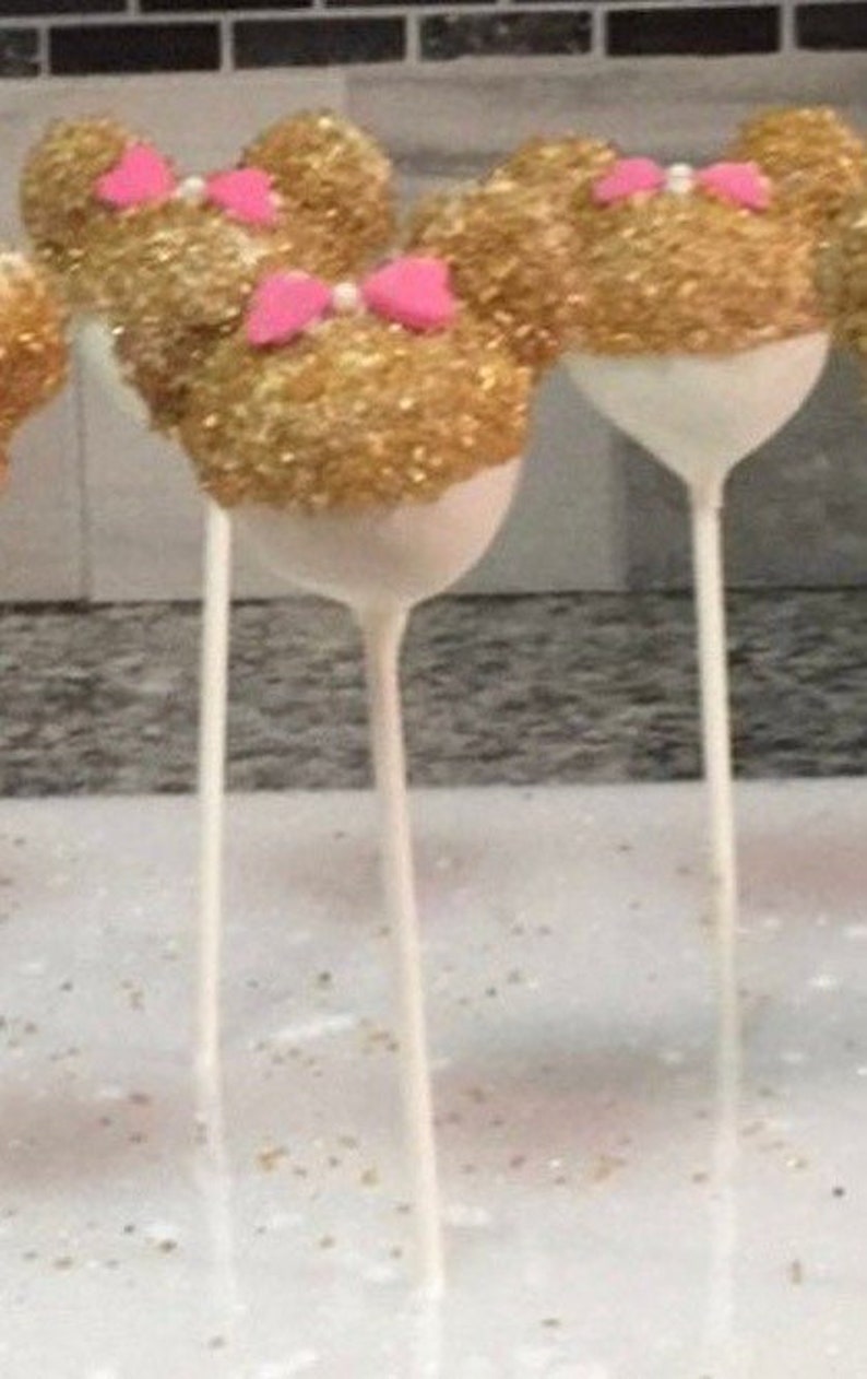 Minnie or Mickey Mouse Cakepops - Etsy