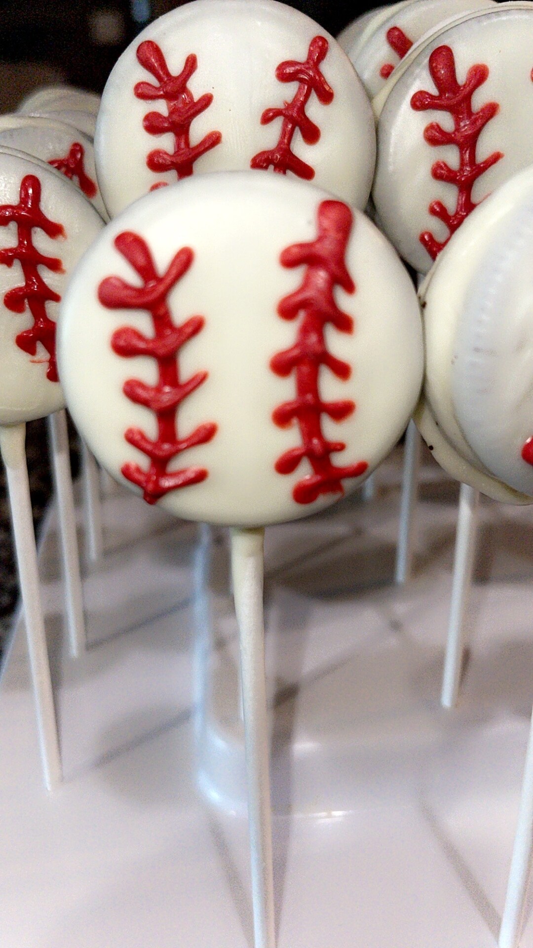 Baseball Chocolate Dipped Oreos - Etsy