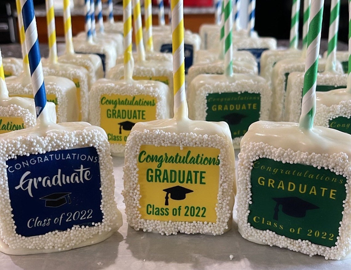 Graduation Krispie Pops - Etsy