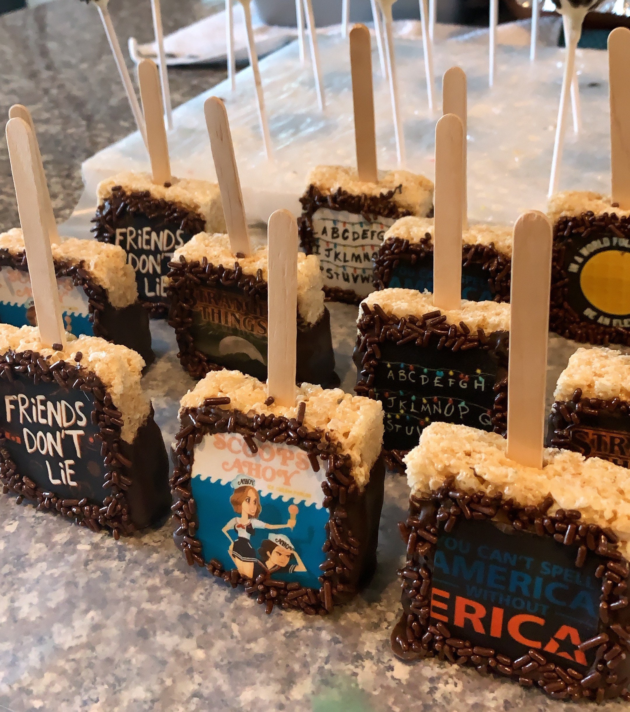 Customizable Edible Image Rice Krispie | Etsy