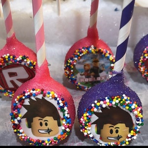Roblox Themed Cakepops: Individually Wrapped Party Favors - Etsy