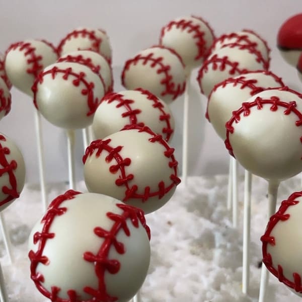 Baseball Cake Pops - Etsy