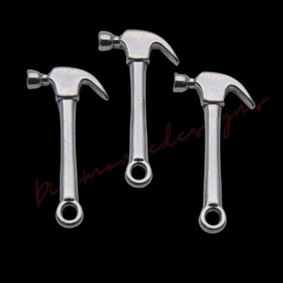 15 Pcs - 25mm Tibetan Silver Hammer Tool Charms Gardening DIY C318 - Etsy