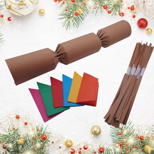 Christmas Cracker Kit / Kits DIY Rustic Natural Make Your Own Xmas ...