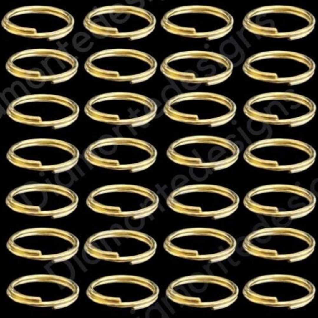 5mm Gold Plated Jewellery Split Rings Ring Findings Craft UK - Etsy