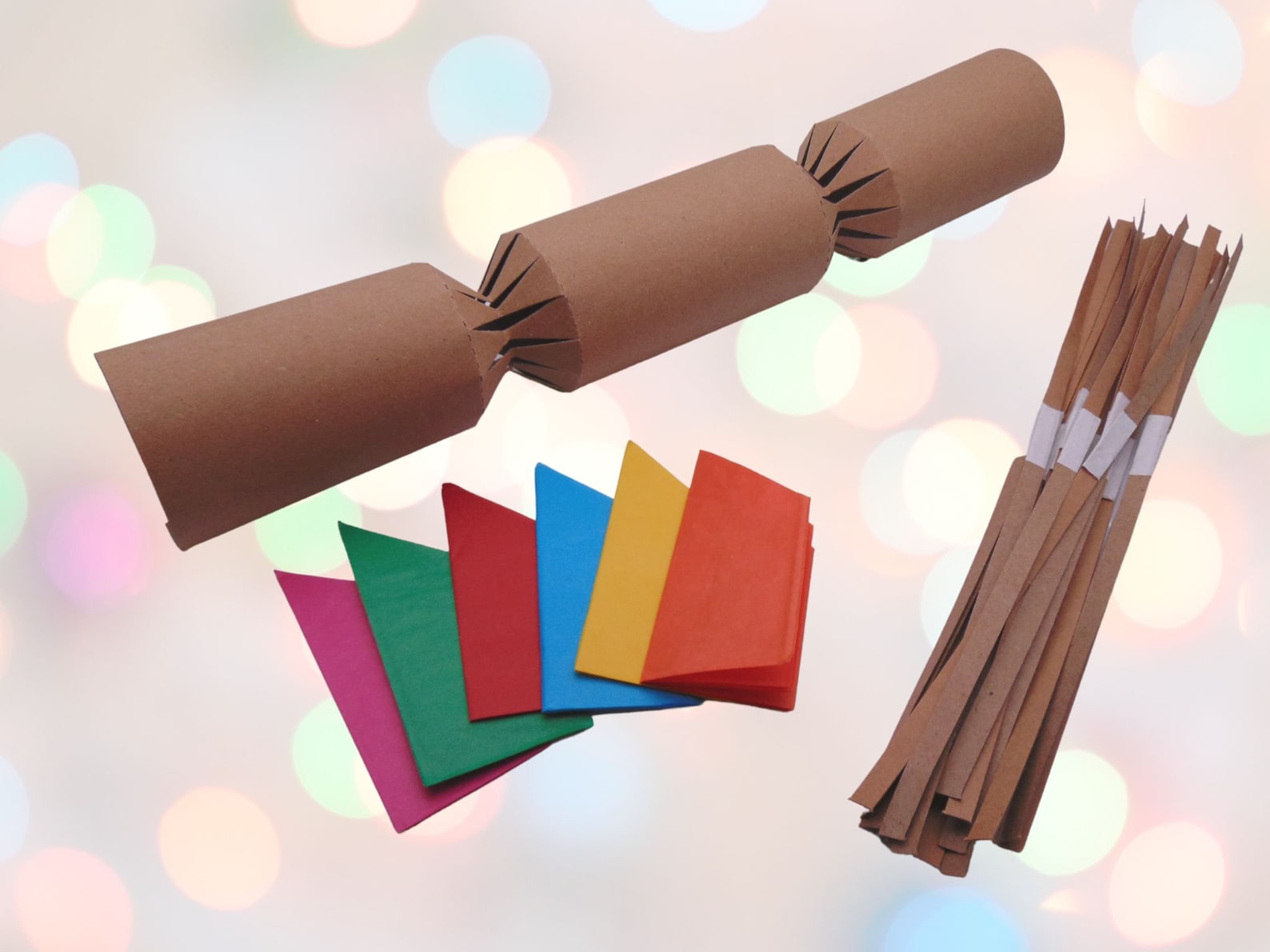 Christmas Cracker Kit / Kits DIY Rustic Natural Make Your Own Xmas ...