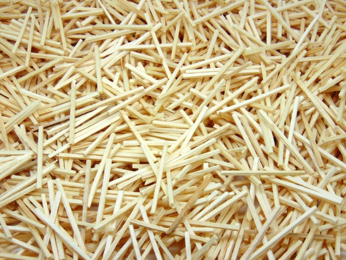 500 Pcs - Natural Wooden Matchsticks Model Arts Craft Match Splints ...