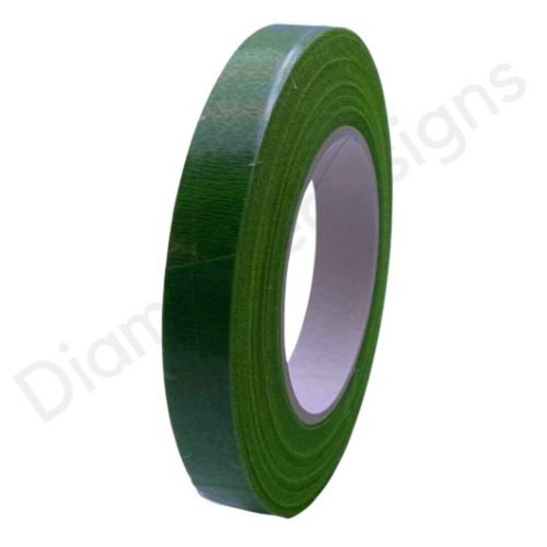 LIGHT GREEN Florist Stem Tape - Wire Floral Work - Buttonholes Craft ...