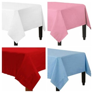 Premium Quality *PACK OF 2* Disposable Paper Table Cloths / Table ...