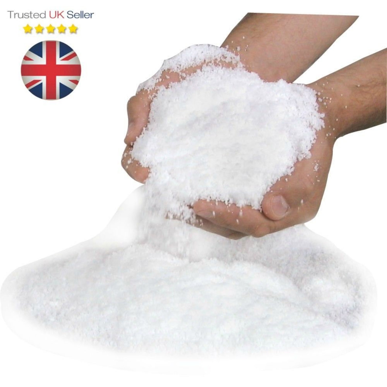 Fluffy Instant Xmas Magic Snow Powder Artificial Christmas Decoration ...
