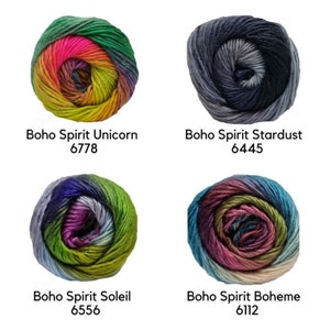 Cygnet Boho Spirit Knitting Yarn / Wool - 100g DK Aran Knit Ball Arun ...