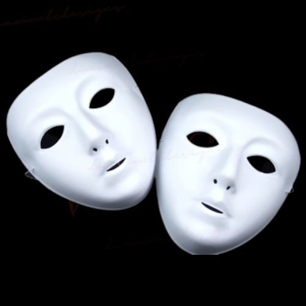 Blank Mask - Etsy