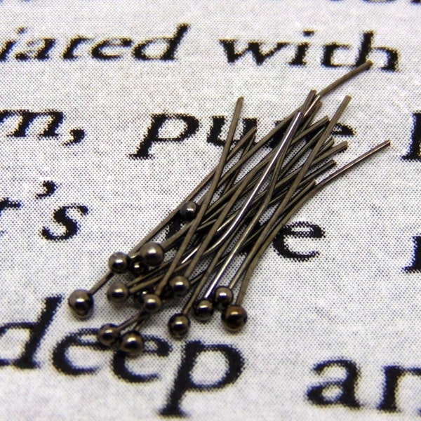 Black Head Pins - Etsy