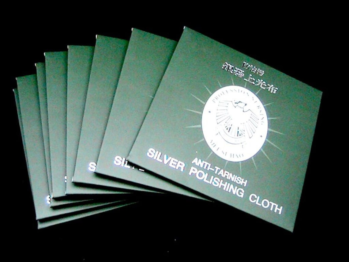 Silver Polishing Cloth Cleaner Jewellery Cleaning Cloth | Etsy