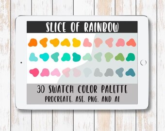 Minecraft Color Swatches Palette for Procreate - Etsy