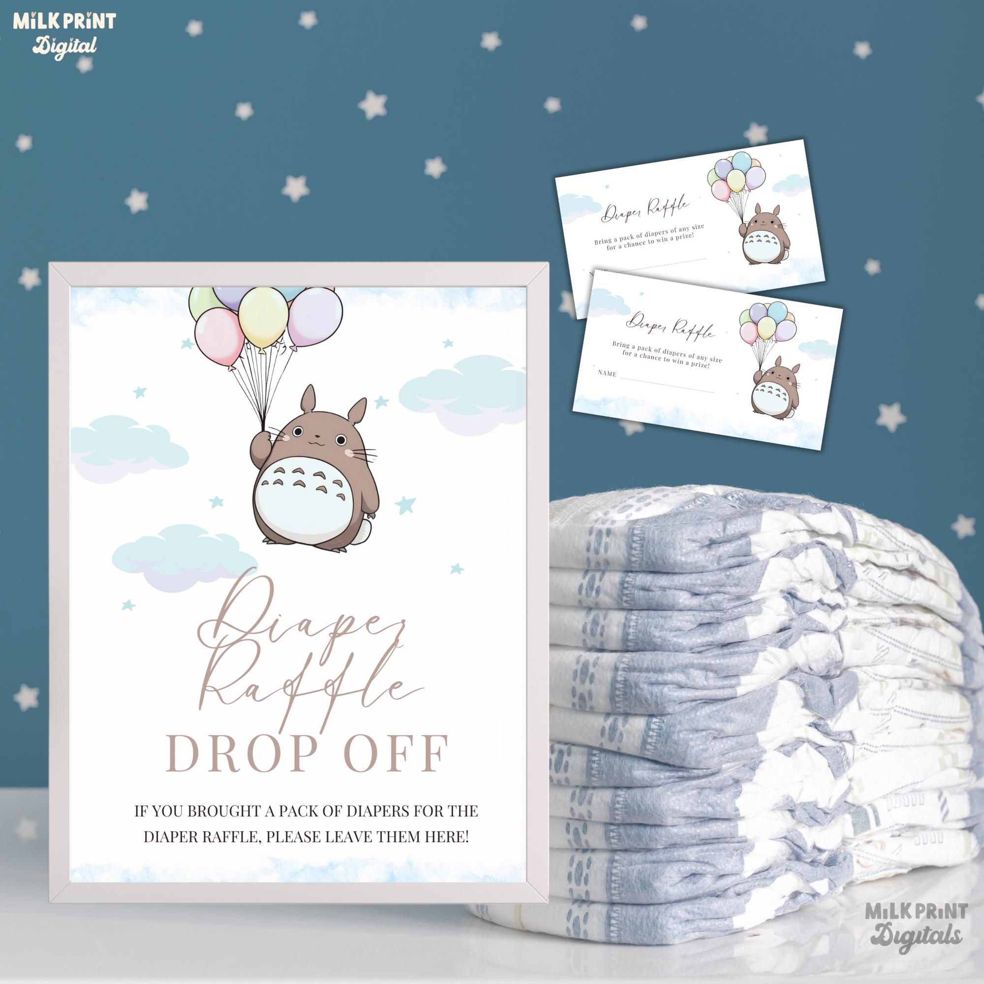 Totoro-inspired Blue Cloud Balloon Baby Shower Bundle Baby 1st Birthday ...