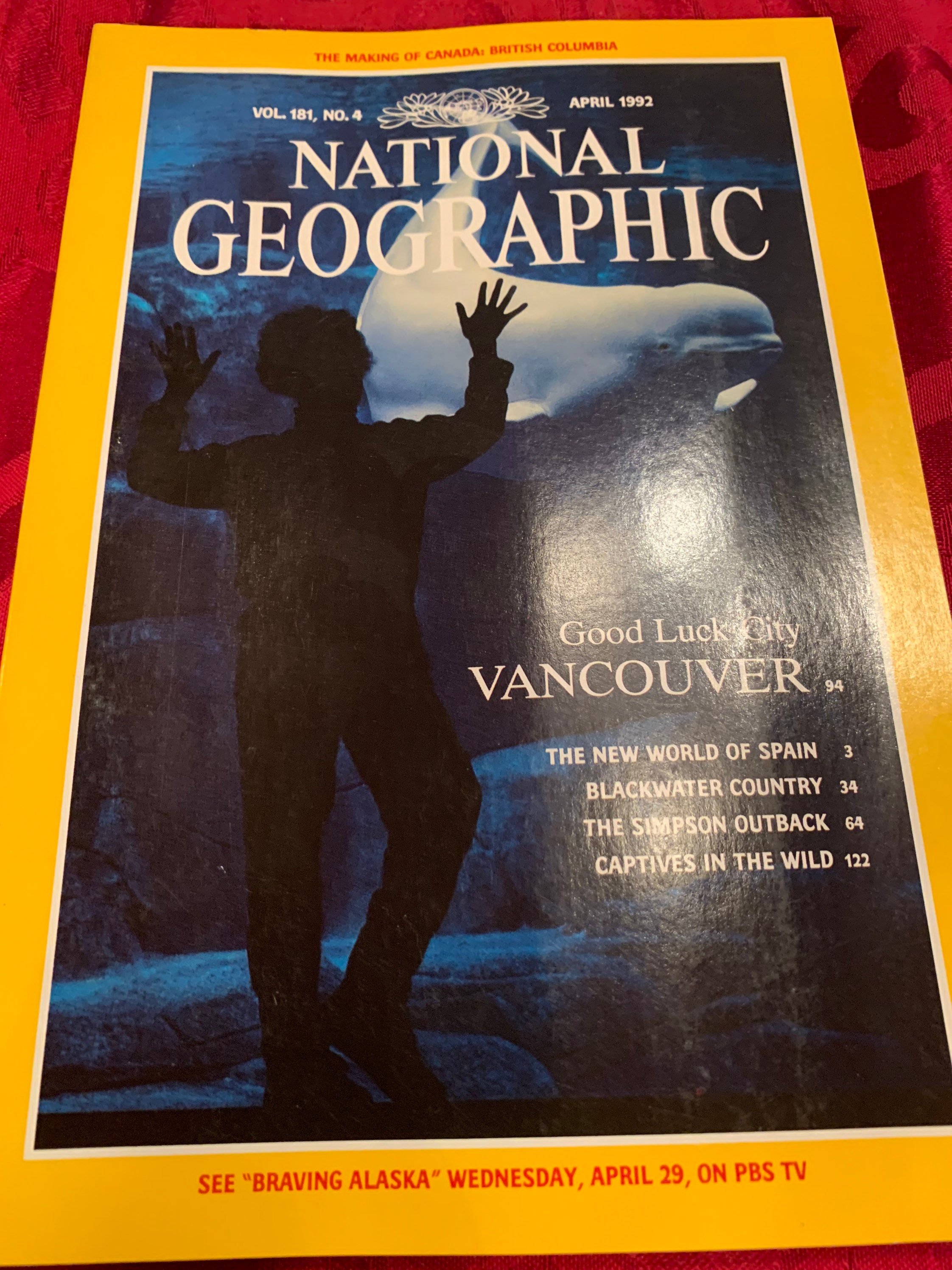 April 1992 National Geographic Magazine - Etsy