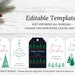 Editable Christmas and Holiday Gift Tags, Five Different Designs ...