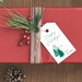 Editable Christmas and Holiday Gift Tags, Five Different Designs ...