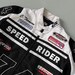 Vintage Speed Rider Racing Team Moto Jacket Nylon Black White Size M - Etsy