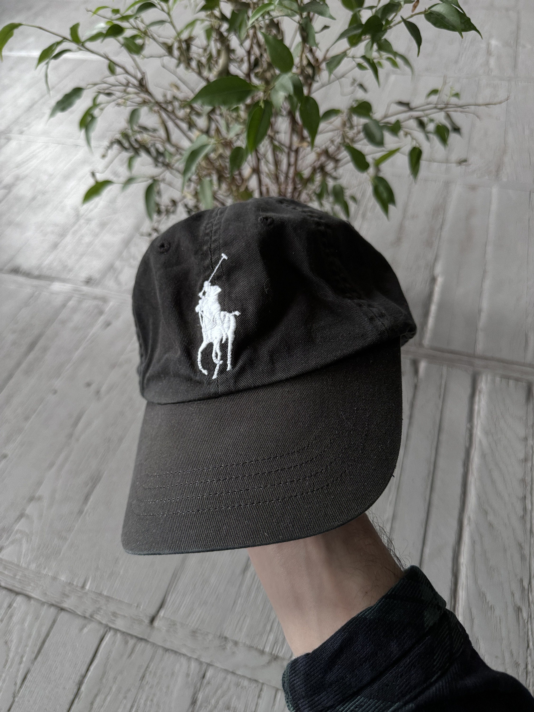 Vintage Polo Ralph Lauren Classic Logo Baseball Cap Black Size M - Etsy