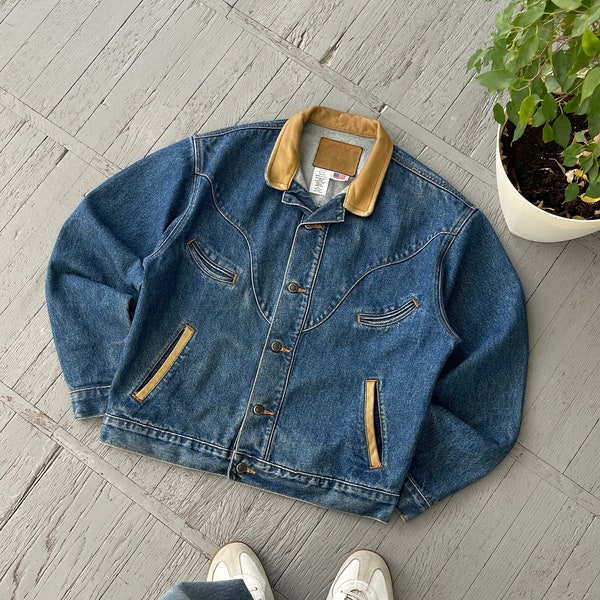 Grunge Denim Jacket - Etsy