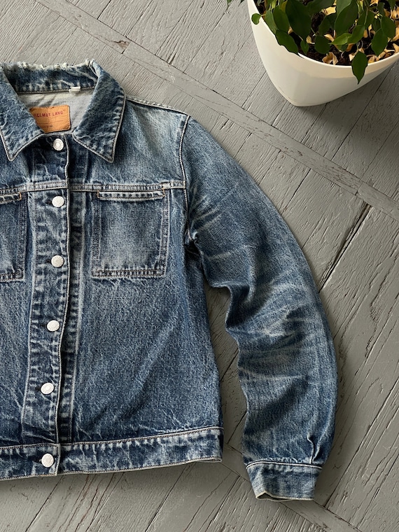 Vintage 1998 Rare Helmut Lang Archive Washed Blue Den… - Gem