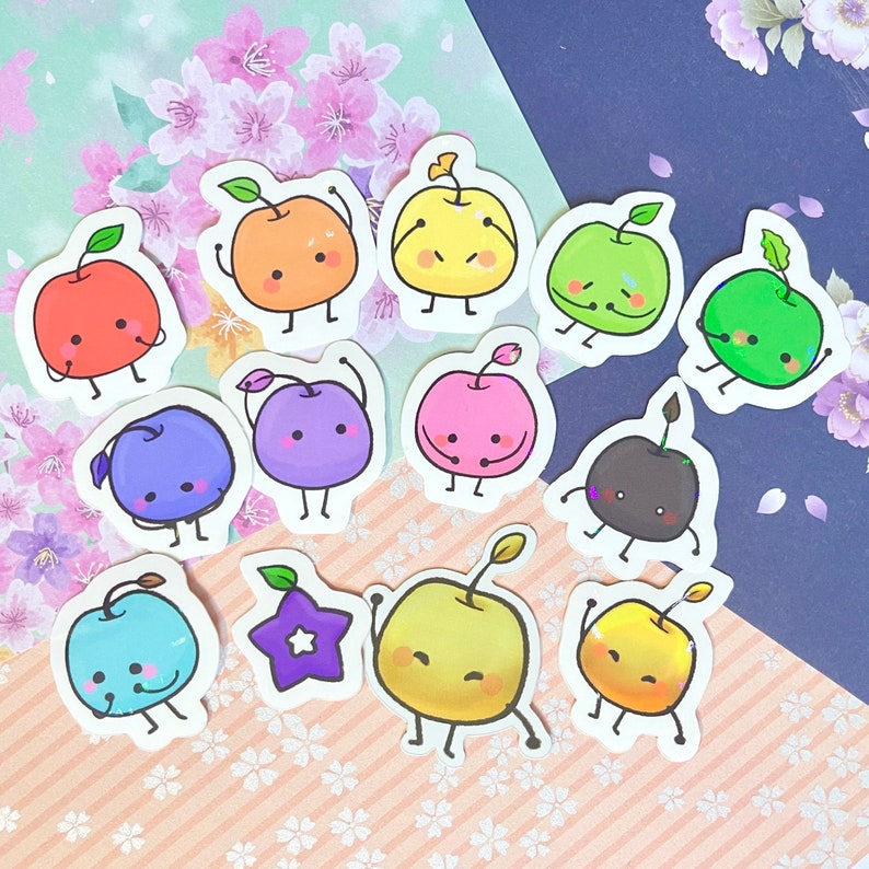 Rainbow Junimo Sticker Set Die Cut Stardew Valley Glossy - Etsy