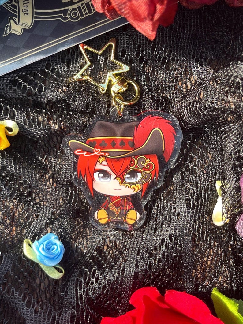 Twisted Wonderland Glorious Masquerade Acrylic Keychains | Clear ...