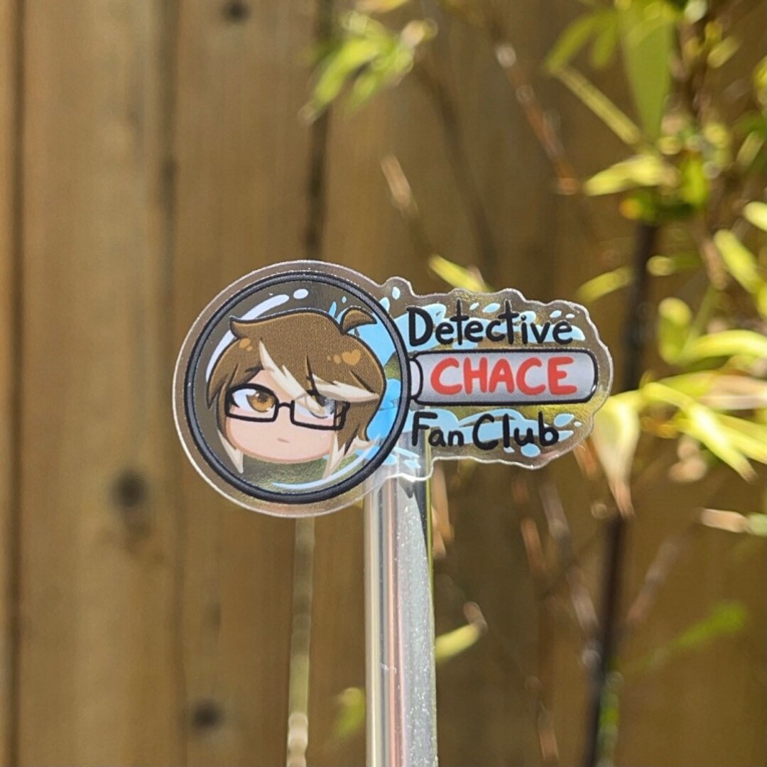 Detective Chace Fan Club Clear Sticker - Etsy