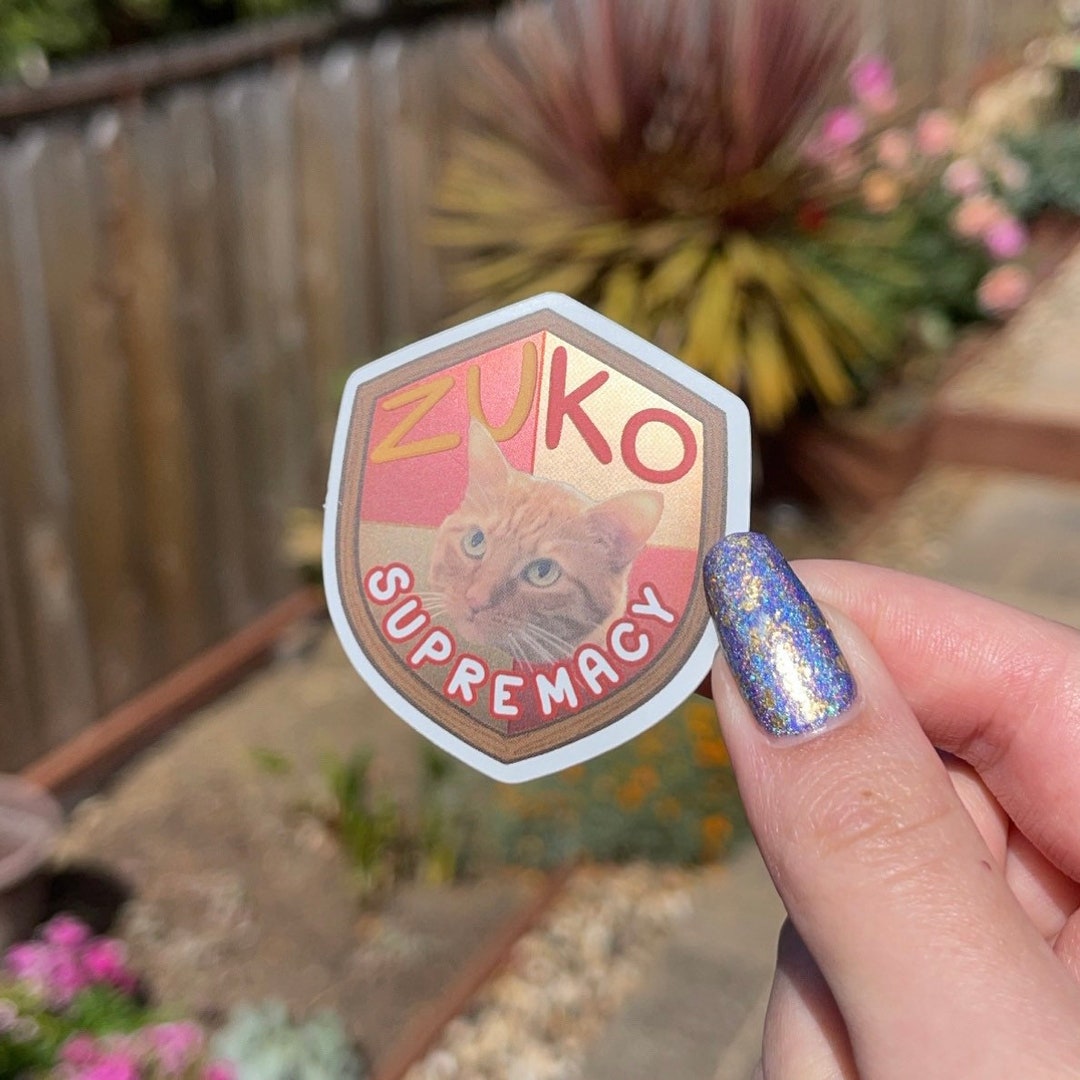 Zuko Supremacy Shiny Matte Sticker - Etsy