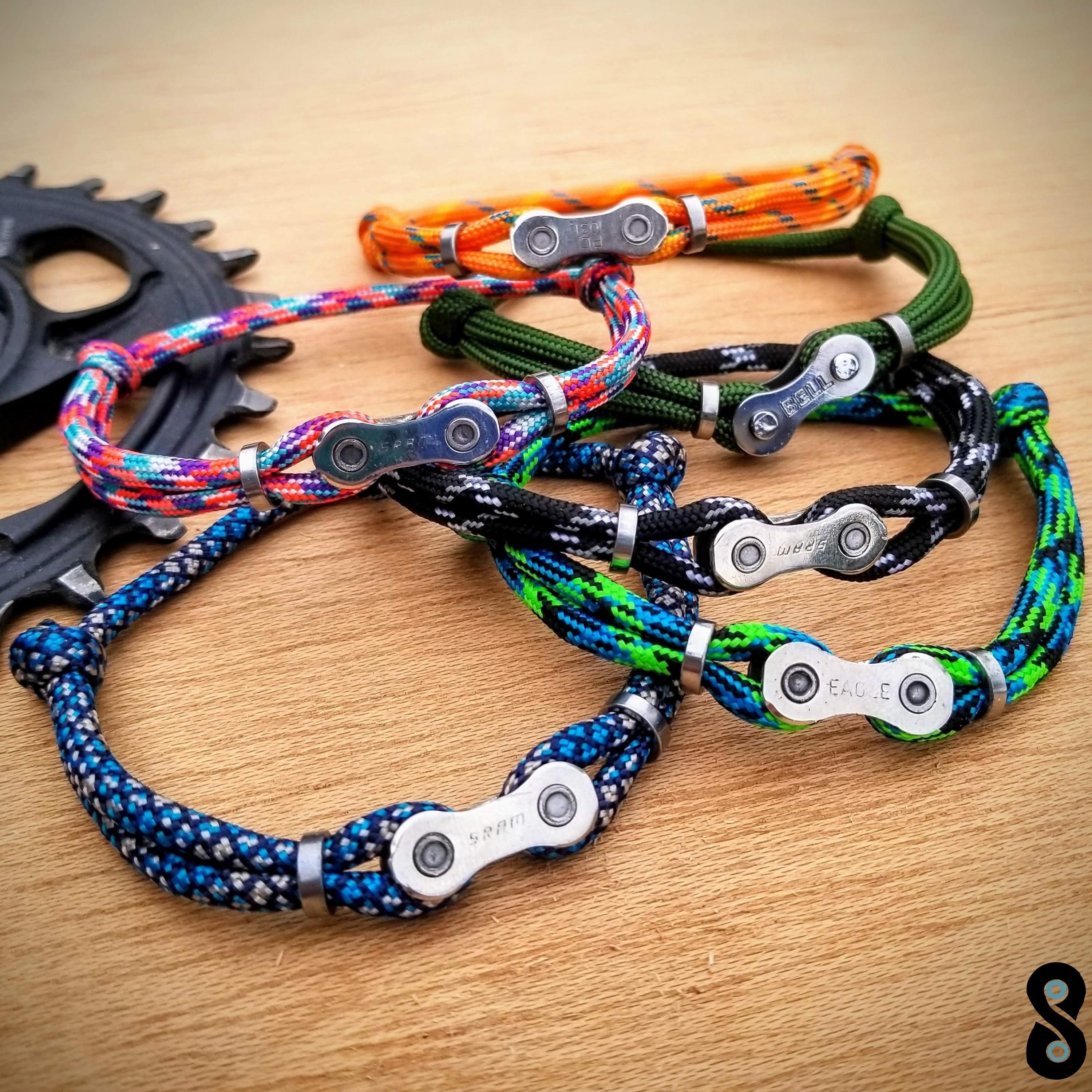 Reclaimed Bike Chain Bracelet for Bicyclists | Repurposed Bike Parts ...