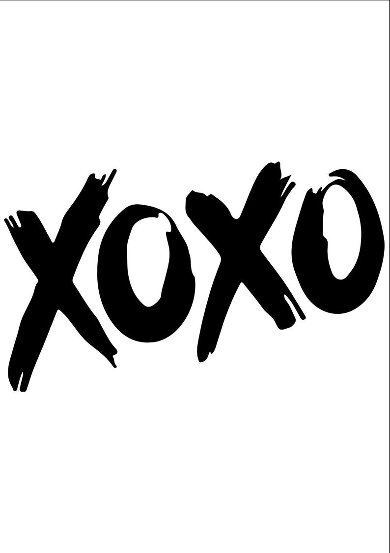 XOXO Valentine's Day svg xoxo svg Cute Valentine's | Etsy