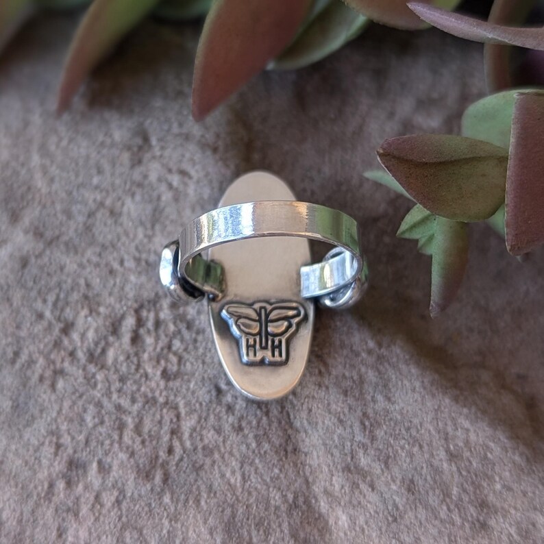 Morenci With Pyrite Turquoise Sterling Silver Horseshoe Ring - Etsy