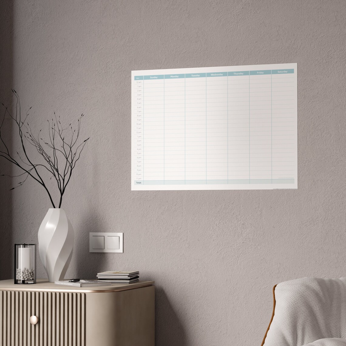 Best Baby Sleep Schedule, Dry Erase Poster, Momma's 12 Hours of Sleep ...