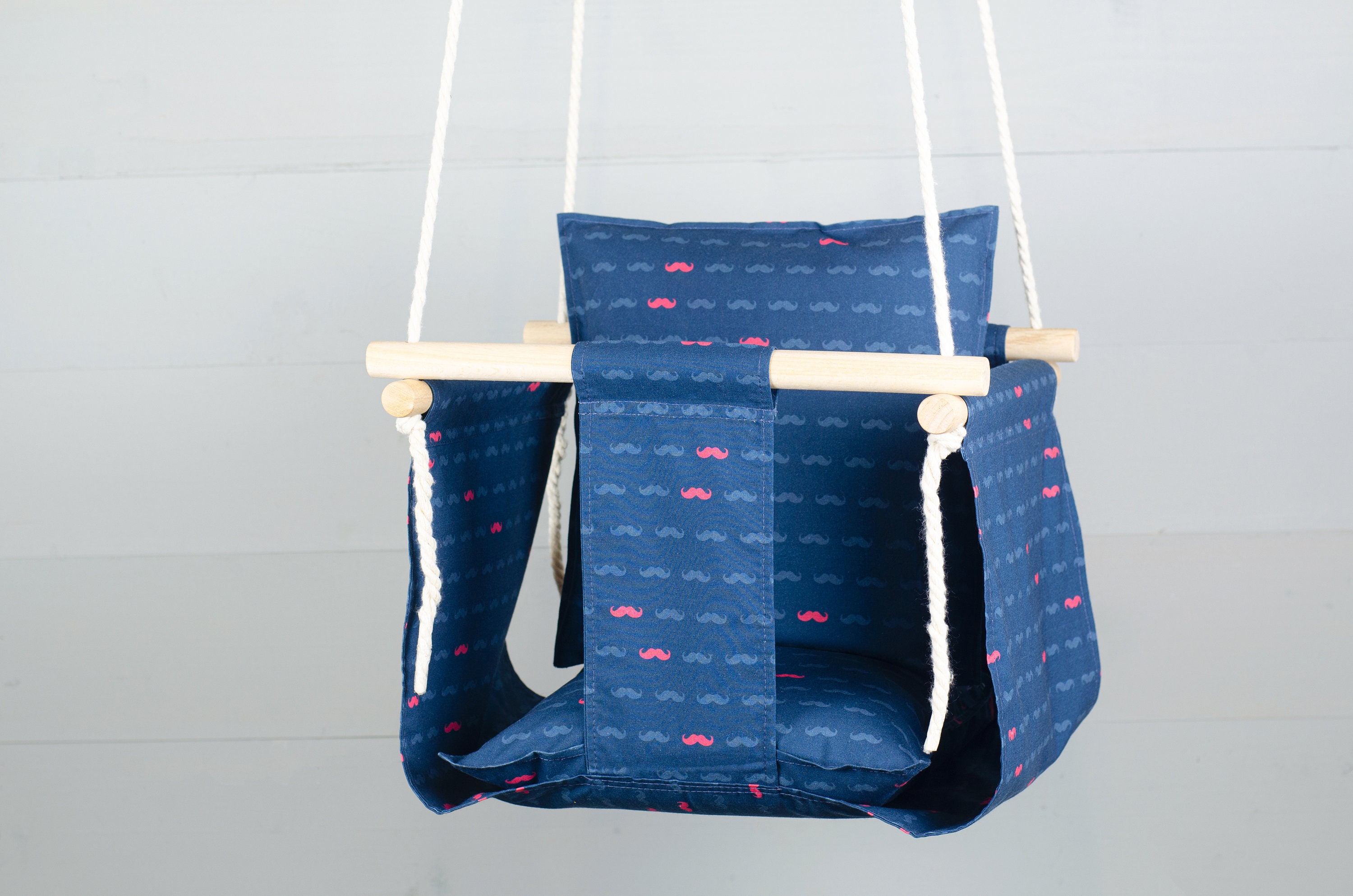 Handmade swing nursery swing fabric swing eco friendly | Etsy