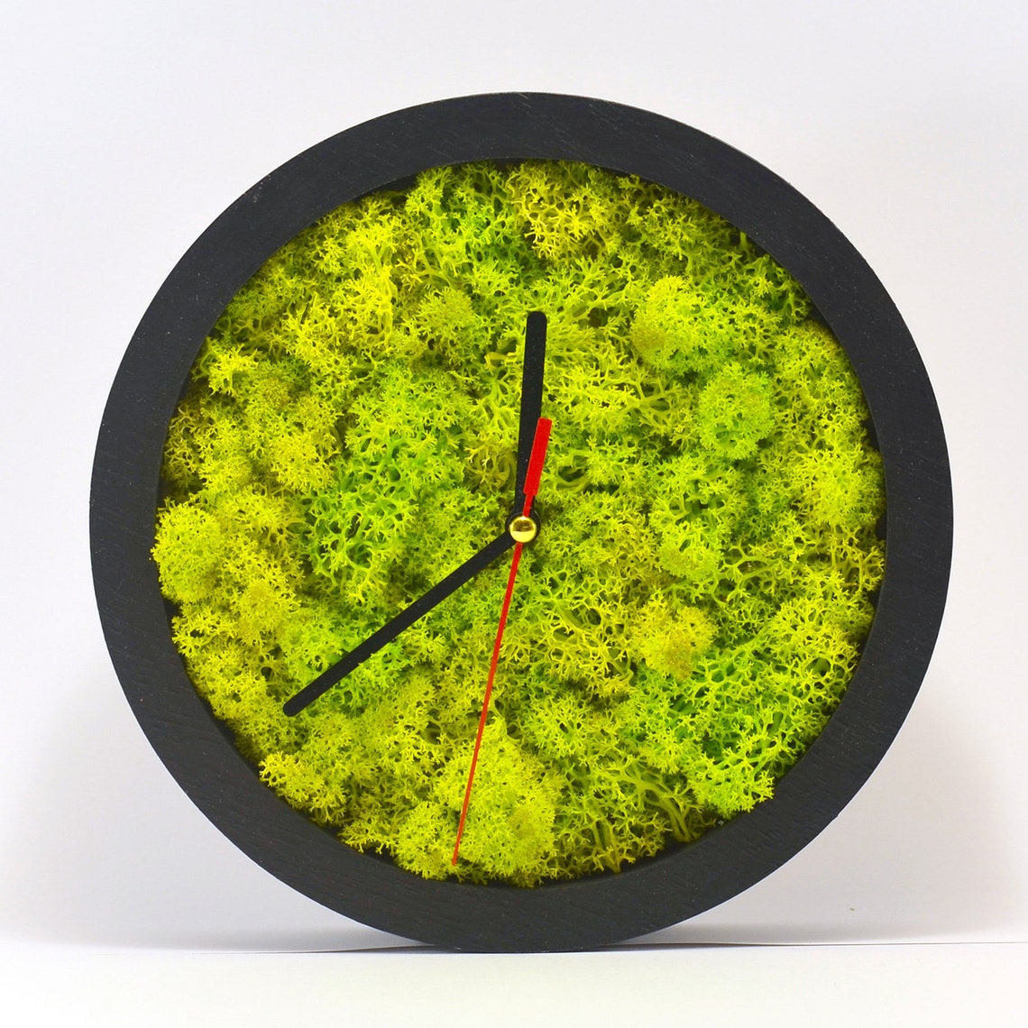 Unique Wall Clock Charcoal Shade Wall Clock Large Modern - Etsy