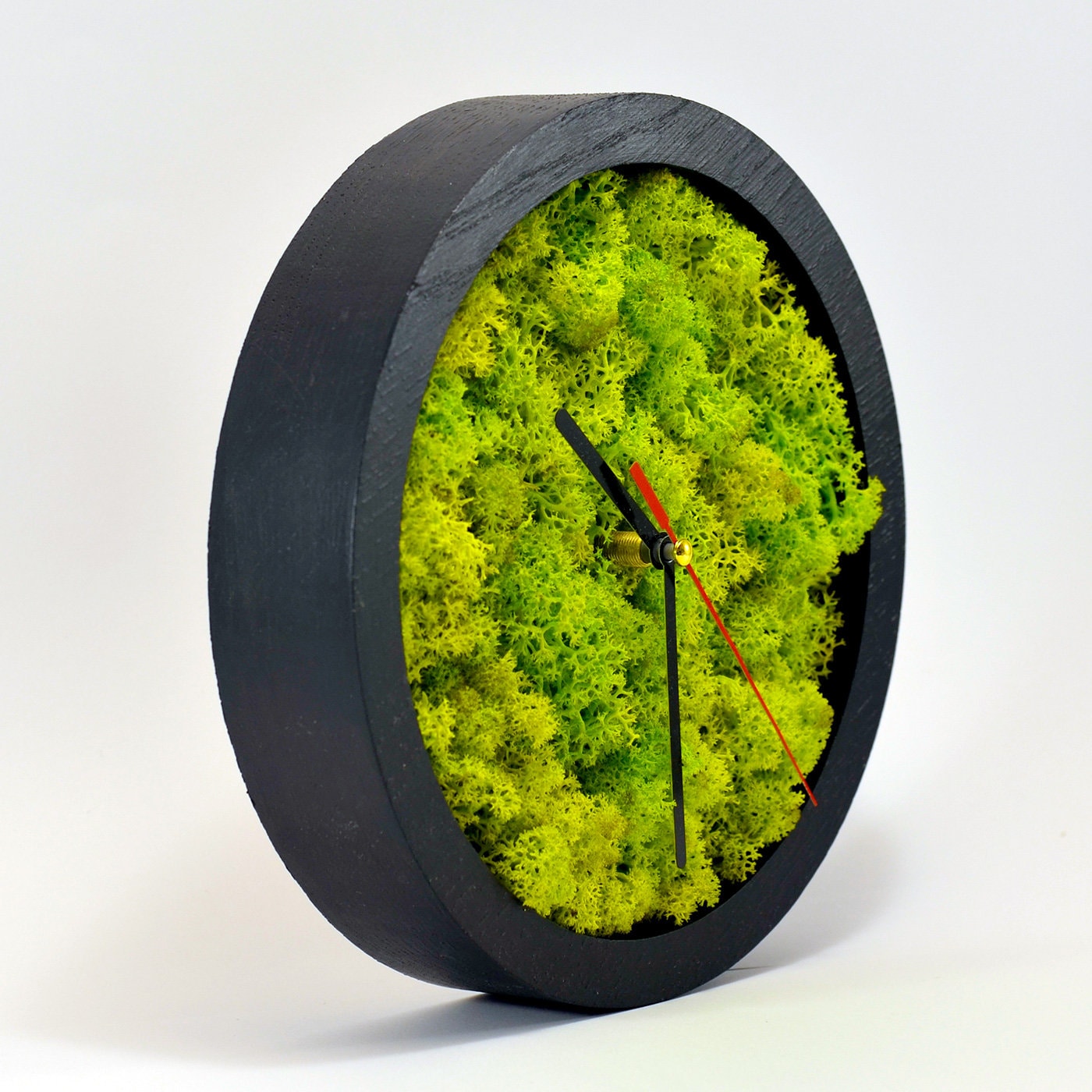 Unique wall clock Charcoal Shade Wall Clock Large Modern | Etsy