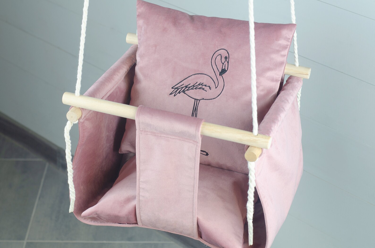 Glamorous Swing Chair Pink, Baby Swing Chair, Personalized Swing Chair ...
