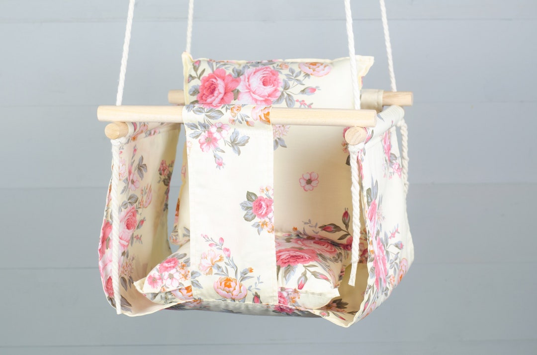 Baby Swing, Glamorous Swing Chair Pink, Baby Swing Chair, Indoor Baby ...