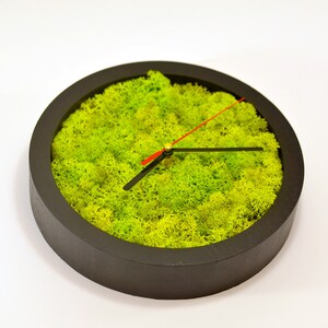 Unique Wall Clock, Charcoal Shade Wall Clock, Large Modern Wall Clock ...