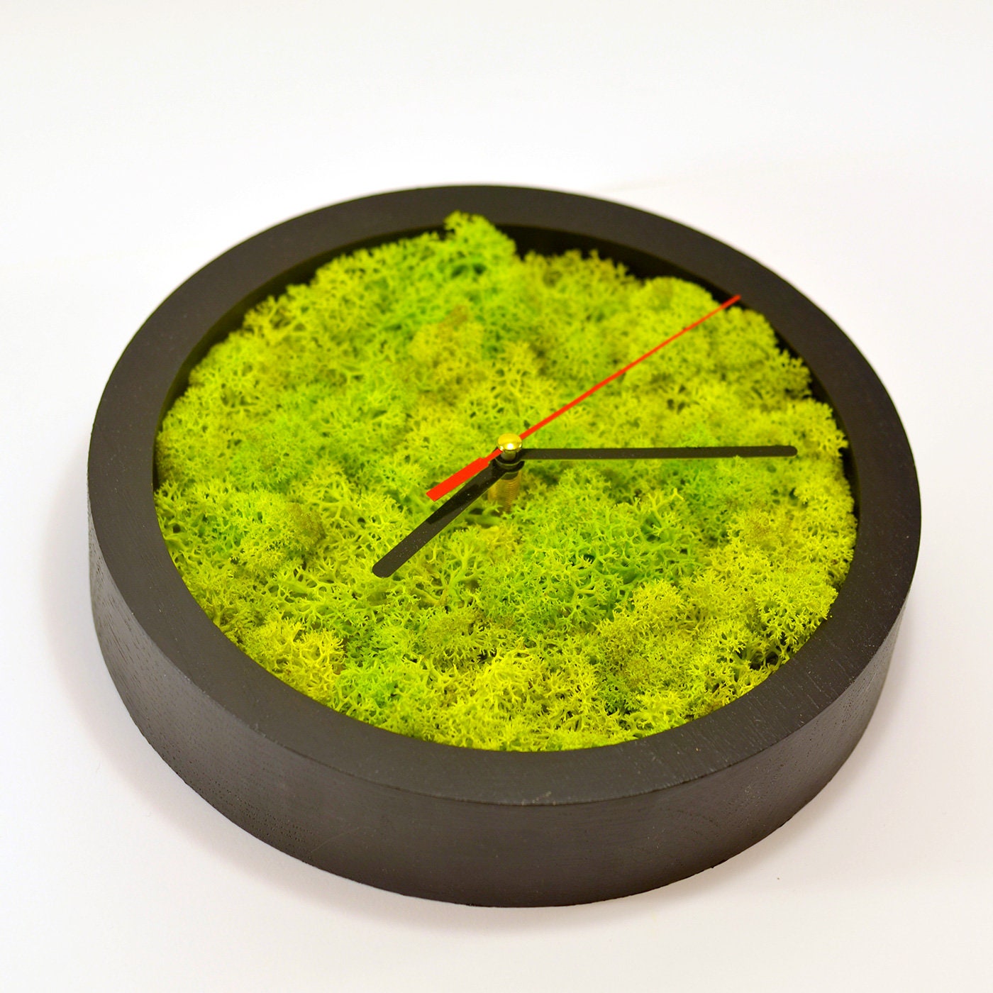 Unique Wall Clock Charcoal Shade Wall Clock Large Modern | Etsy