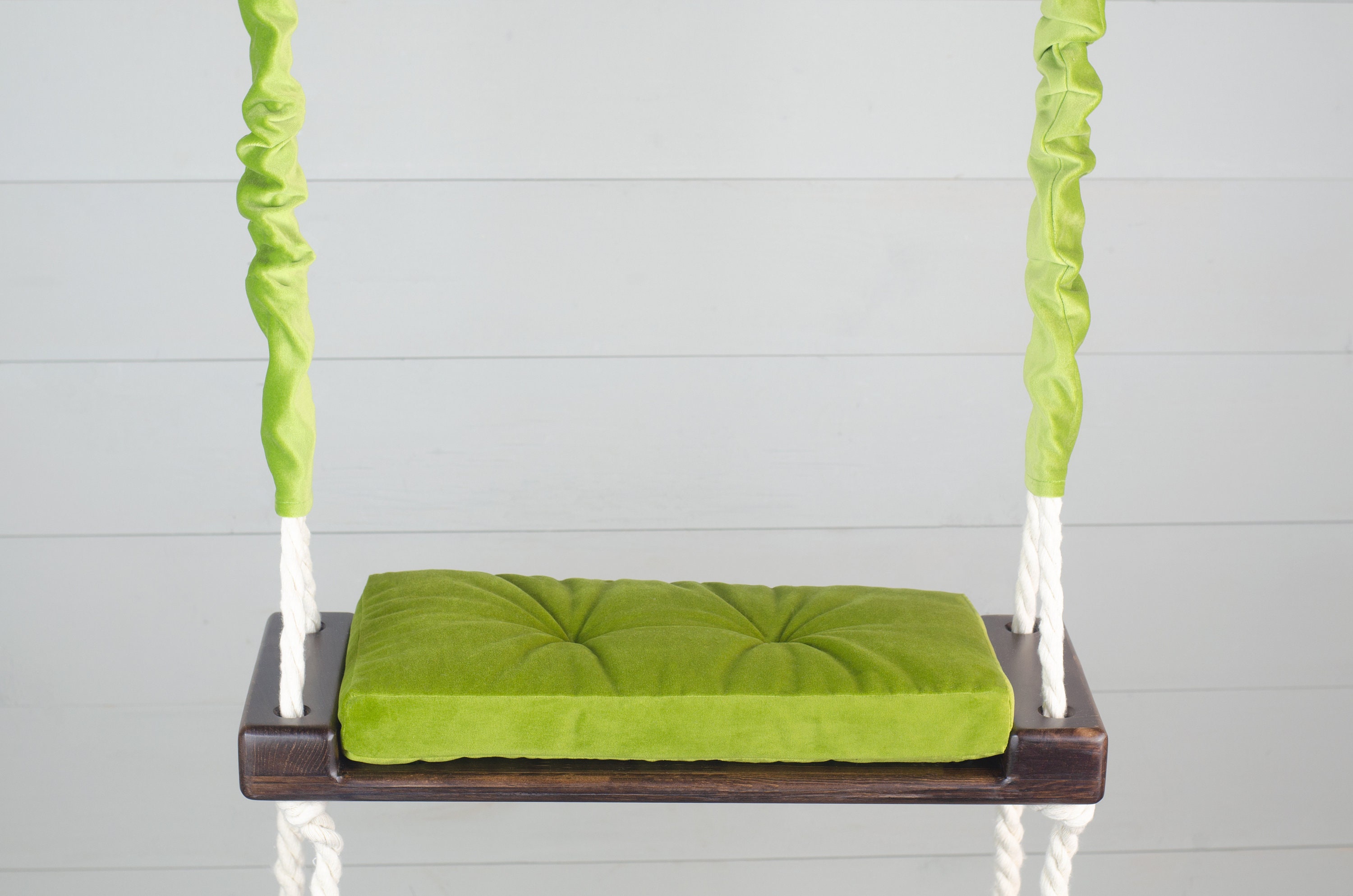 Toddler swing indoor wooden rope swing kids hanging swing | Etsy