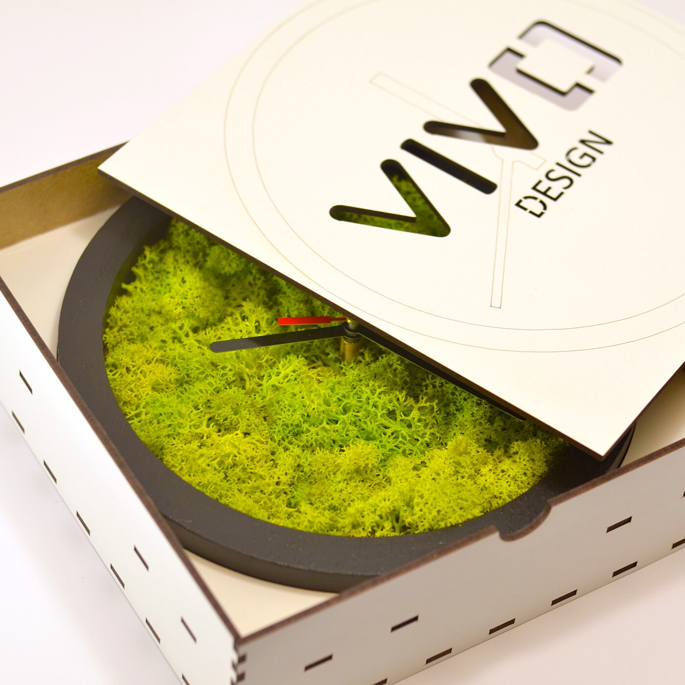 Unique Wall Clock Charcoal Shade Wall Clock Large Modern | Etsy