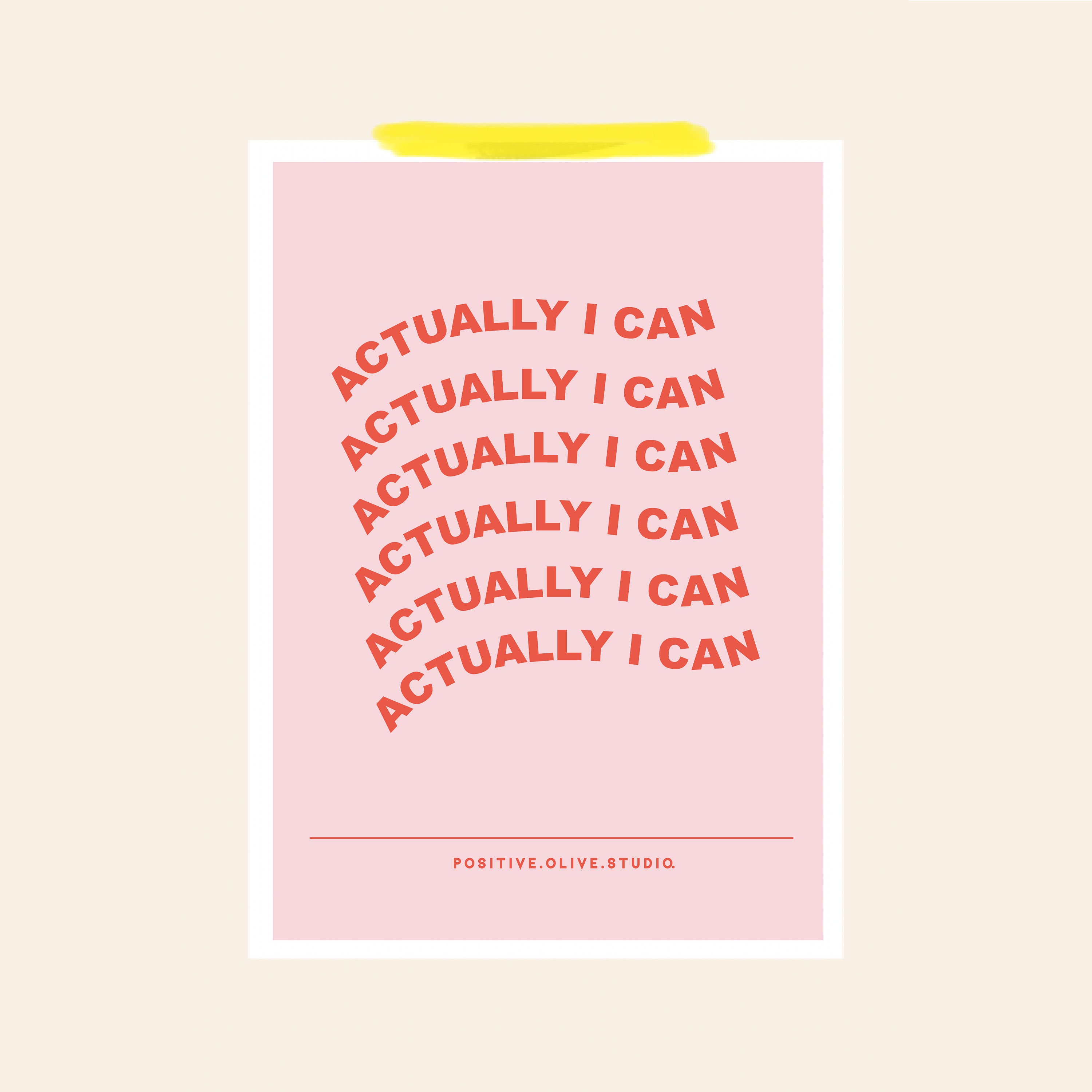 ACTUALLY I CAN - Etsy